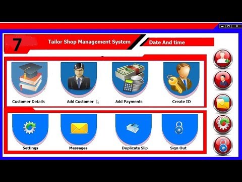 7 how to make a tailor shop management system database connect in java ...