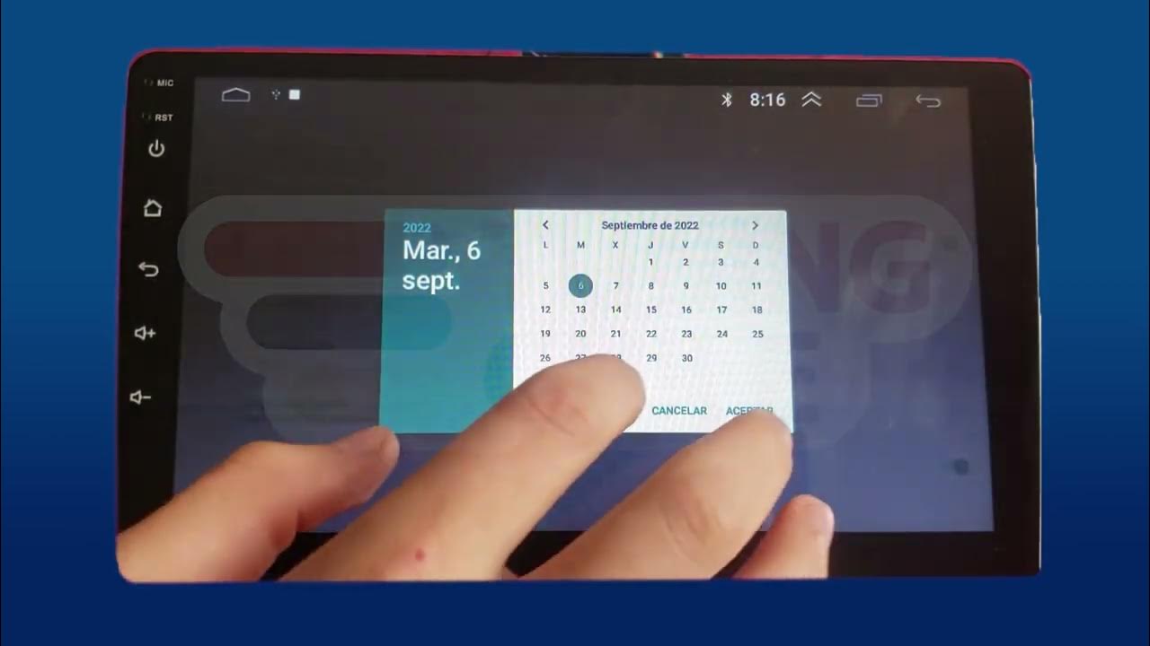Radio Android | Cambiar fecha y hora - YouTube