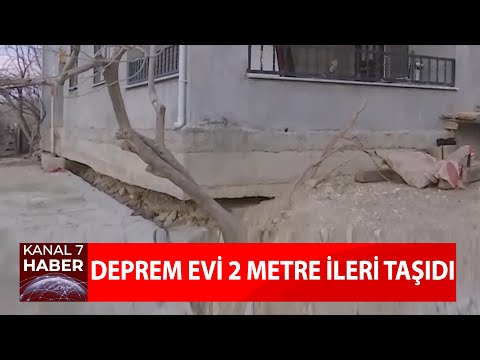 Deprem Evi 2 Metre İleri Taşıdı
