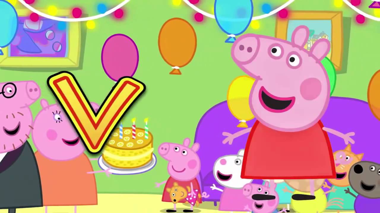 learn alphabet with peppa pig disney frozen Dora the explorer Abc Song ...