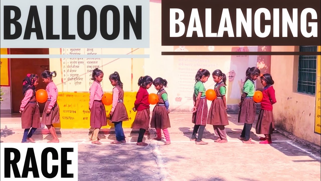Balloon Game | Balloon Balancing Game | Team Building | Balloon Race ...