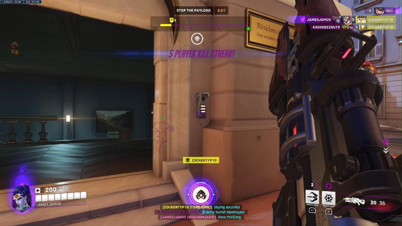 Ow2 widow clip at last - YouTube