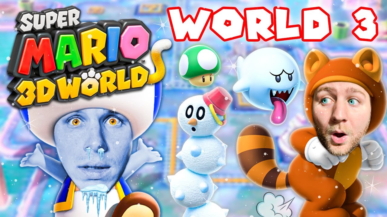 WHY ARE WE FREEZING? | Playing Super Mario 3D World - Part 3 - YouTube
