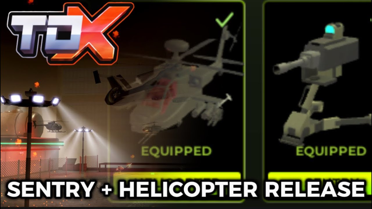 TDX SENTRY + HELICOPTER RELEASE TOMORROW AT 5 CST - YouTube