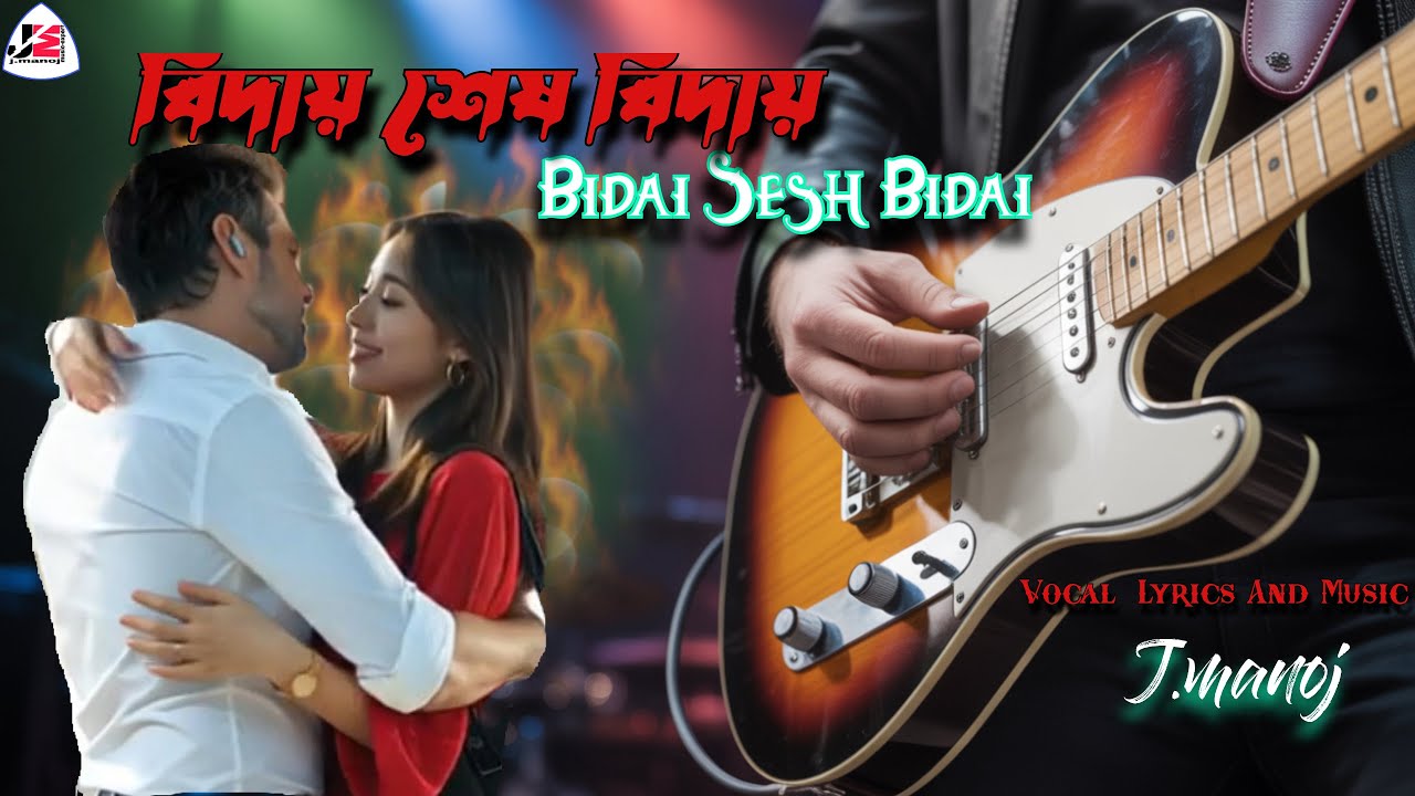 বিদায় শেষ বিদায় I Bidai Sesh Bidai I J.manoj I Music Video - YouTube