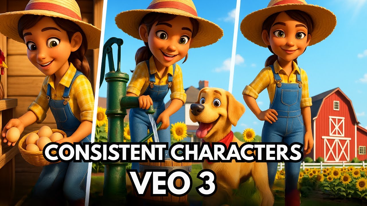 Command Your Characters: Create Consistent Animated Characters with VEO 3! - YouTube