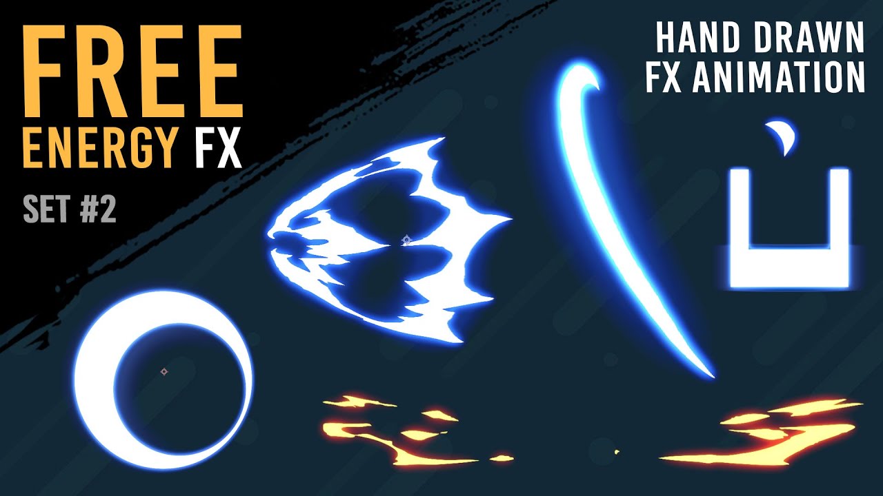 Free Energy 2D FX animation [Green Screen] - YouTube