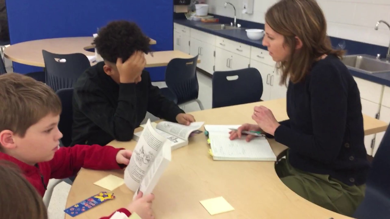 Teaching Within a Chapter Book in Fifth Grade - YouTube