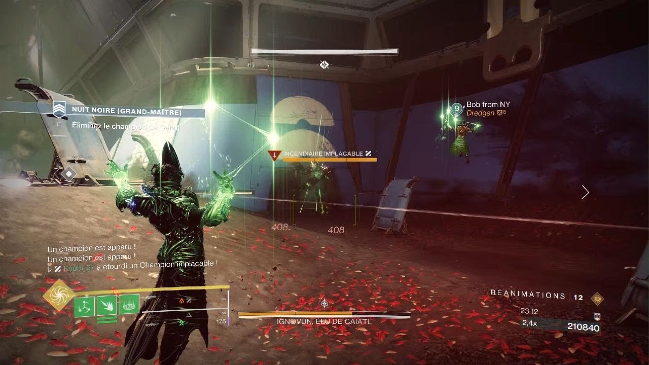 Destiny 2 - Nuit Noire Grand-Maître - Terrain d'essai - Arcaniste ...