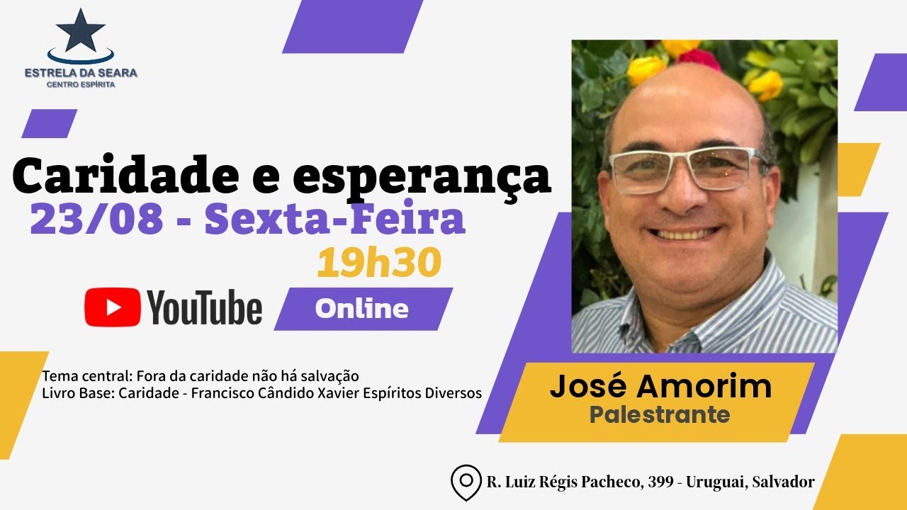 SE TIVERMOS CARIDADE - José Amorim - YouTube