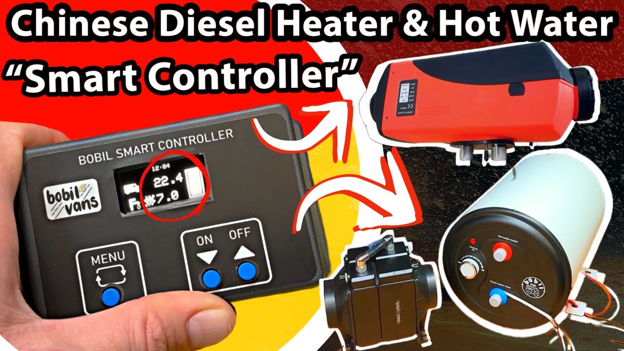 BEST CHINESE DIESEL HEATER Upgrade!! Thermostat, Hot Water and More ...
