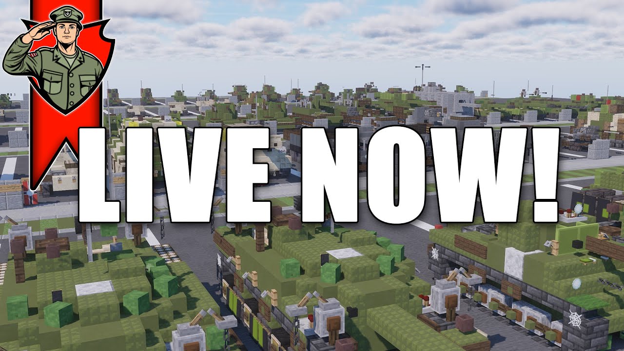 🔴LIVE - MINECRAFT: Working on WW2 Vehicles! - YouTube