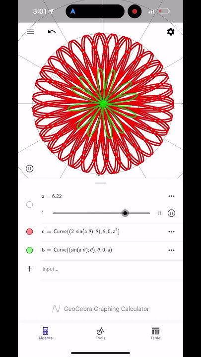 How to animate math equations in geogebra - YouTube