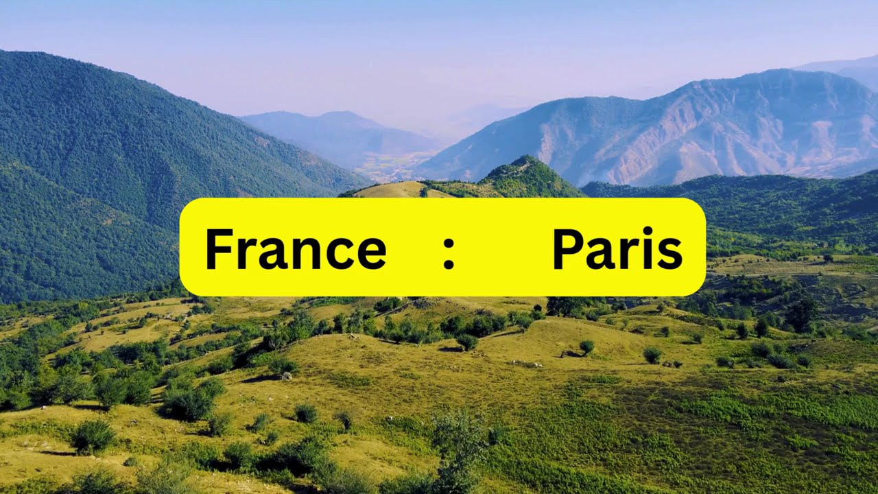 Major World Nations (Countries and Capitals). - YouTube