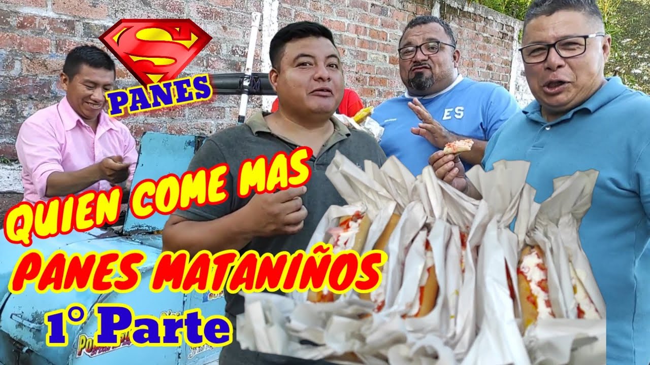 "COMPETENCIA" QUIEN COME MAS PANES MATANIÑOS EN SAN MARTIN - YouTube