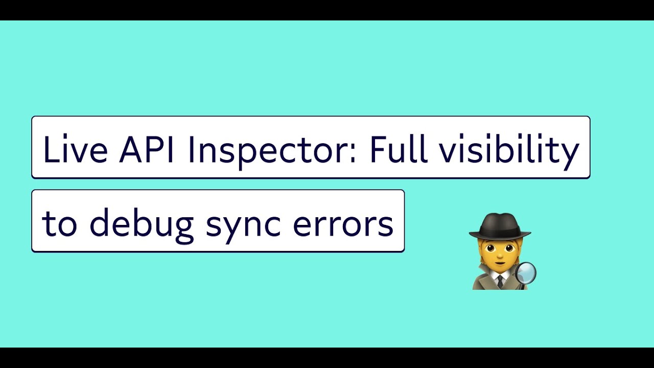 Demo - Live API inspector - YouTube