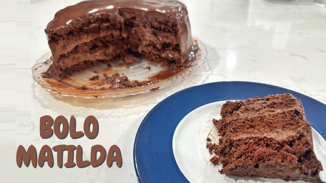 BOLO MATILDA - O BOLO MAIS DELICIOSO DE CHOCOLATE - RECEITA FÁCIL E ...