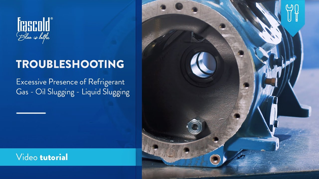 Frascold - Troubleshooting, excessive presence of refrigerant gas, oil ...