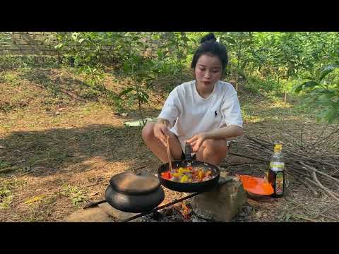 Living in the Wild: Highland Girl Cooks in Nature #short #shorts