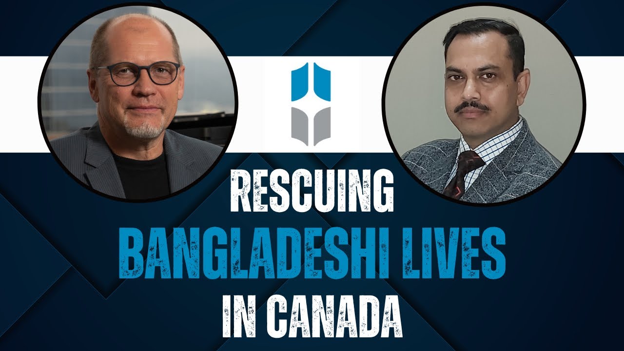 Mr. Rahman speaking with Dr. Alex Titov, RCIC about Bangladeshi people ...