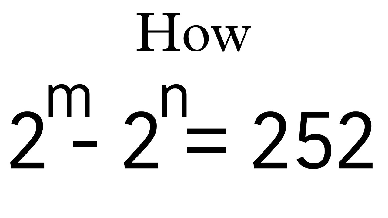 Can you solve this Math Olympiad Problem? | Exponent olympiad problems ...
