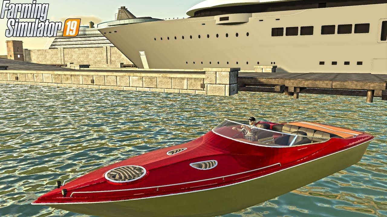 BOATING AT THE YACHT CLUB | DAY OFF SEA JAY BOATS | FARMING SIMULATOR ...