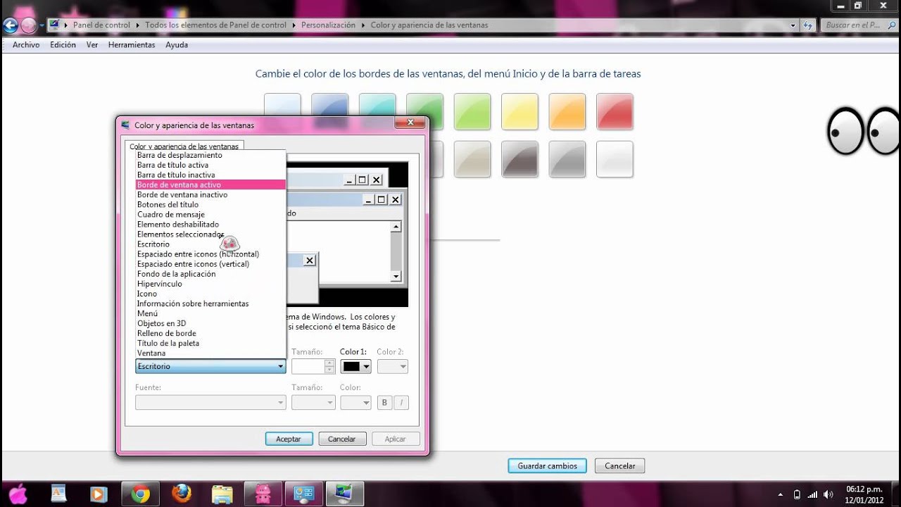 cambiar el color de la seleccion de tu cursor - YouTube