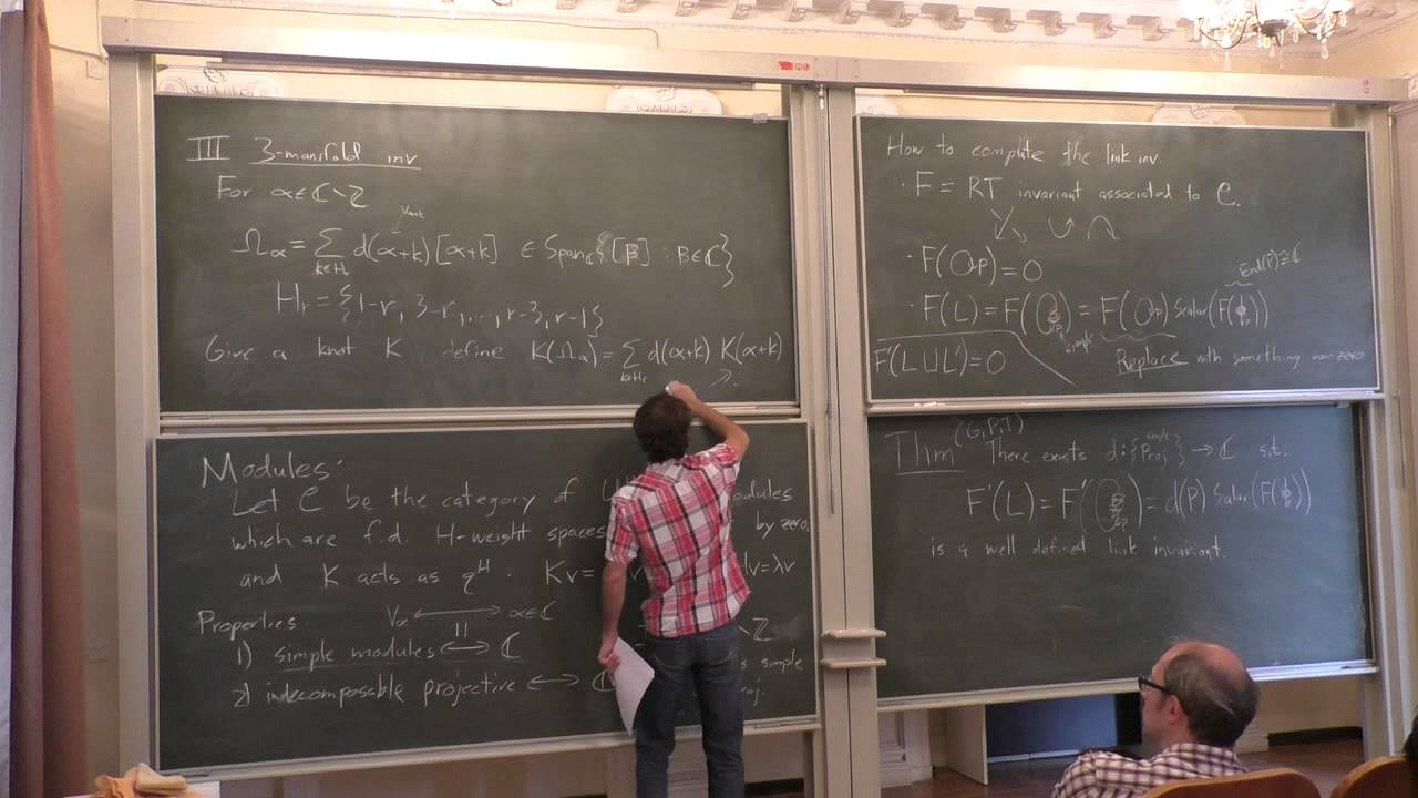 Nathan Geer - Re normalized TQFTs - YouTube
