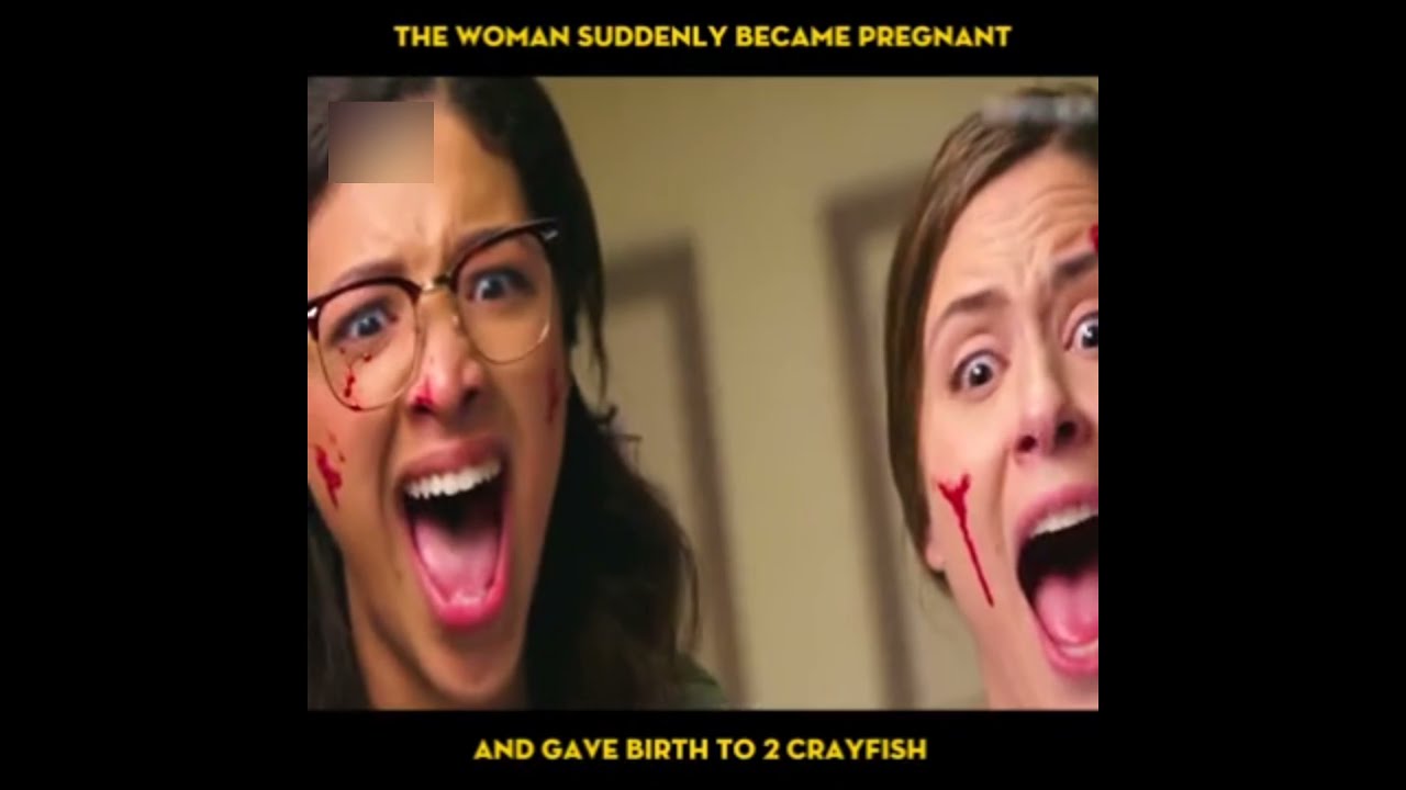 The woman suddenly became pregnant and gave birth to 2 monster crayfish ...