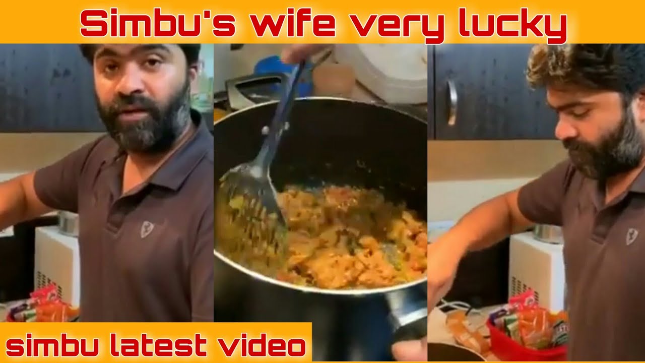 Simbu (STR) cooking video in quarantine Thalaivan Mass | Vera level ...