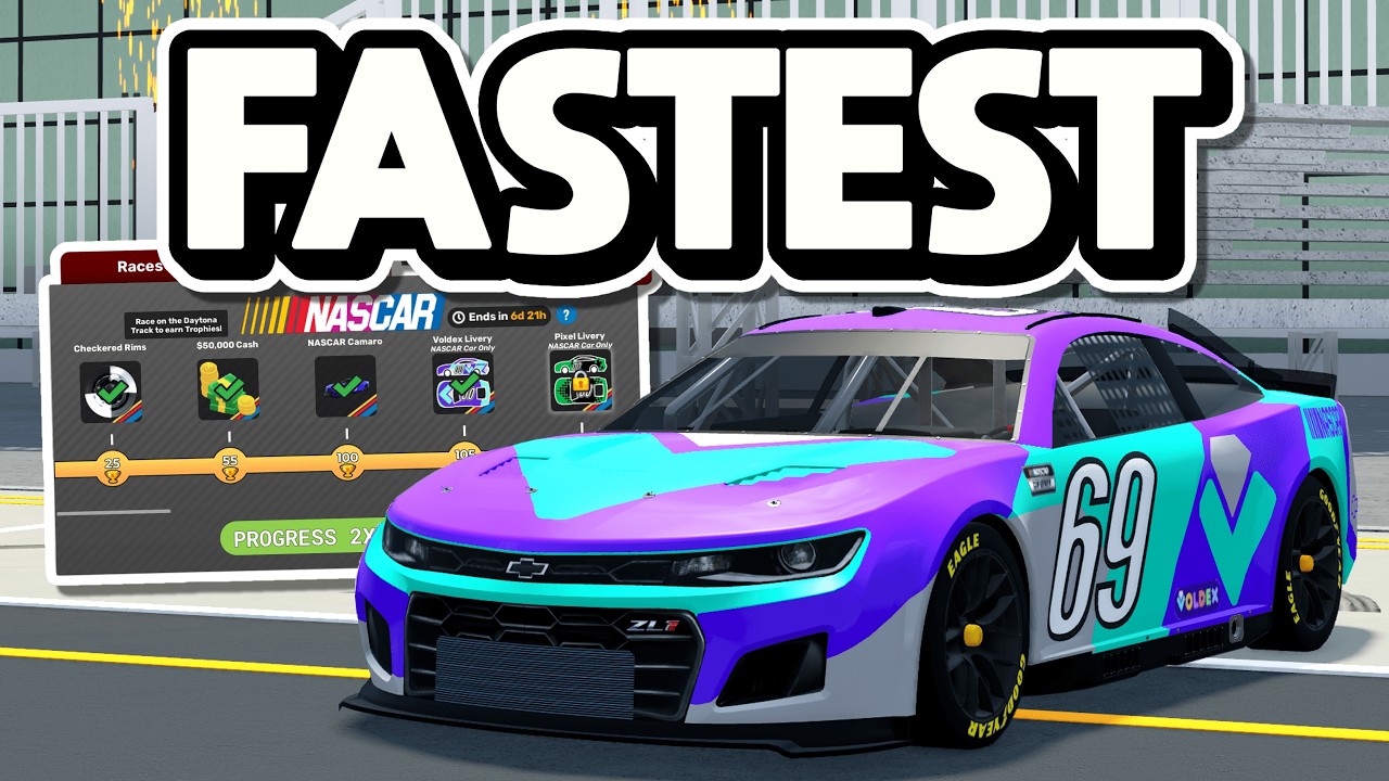 *FASTEST* Way to Complete The Nascar Event in Driving Empire!! - YouTube