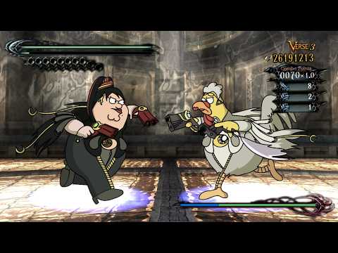 Peter vs Giant Chicken, but its a Bayonetta Boss Battle