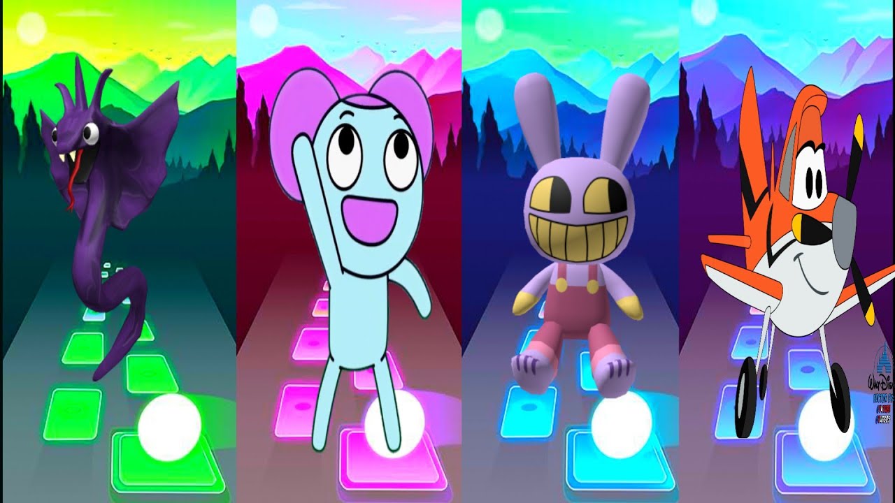 SILENT_STEVE🆚Pibby🆚Jax_The_Amazing_Digital_Circus🆚Planes🎀Who is best ...