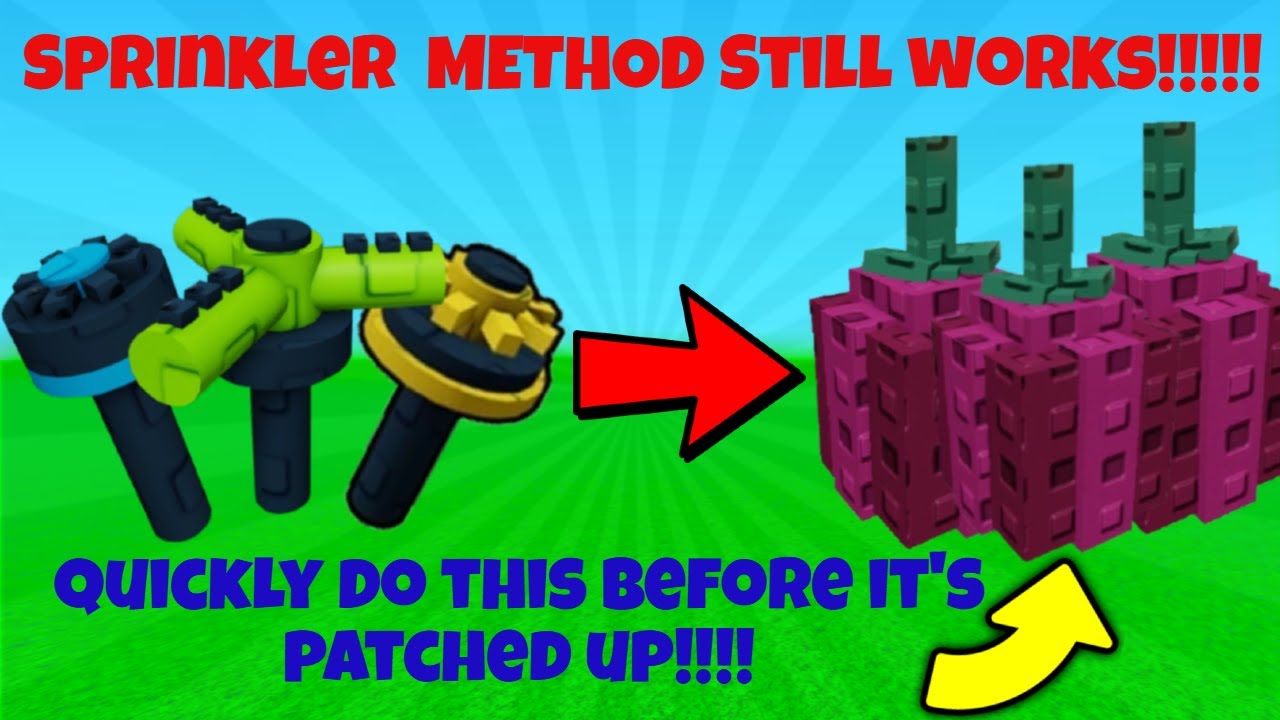 How to the Sprinkler method on the Moon Melons in Grow A Garden | Do ...