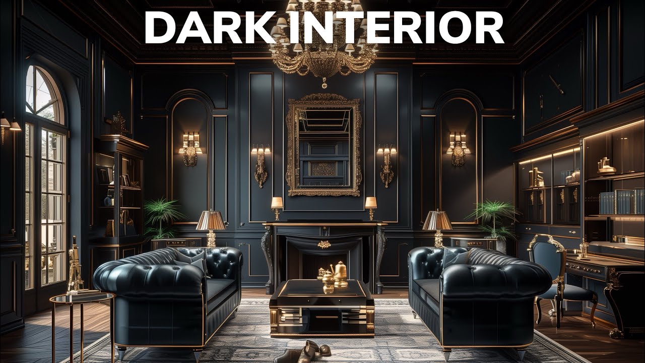 26 Dark Interior Design Ideas - YouTube
