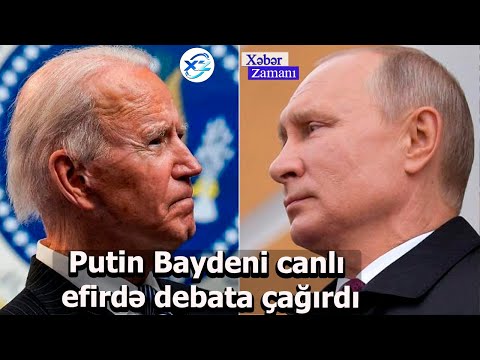 Putin Baydeni canlı efirdə debata çağırdı