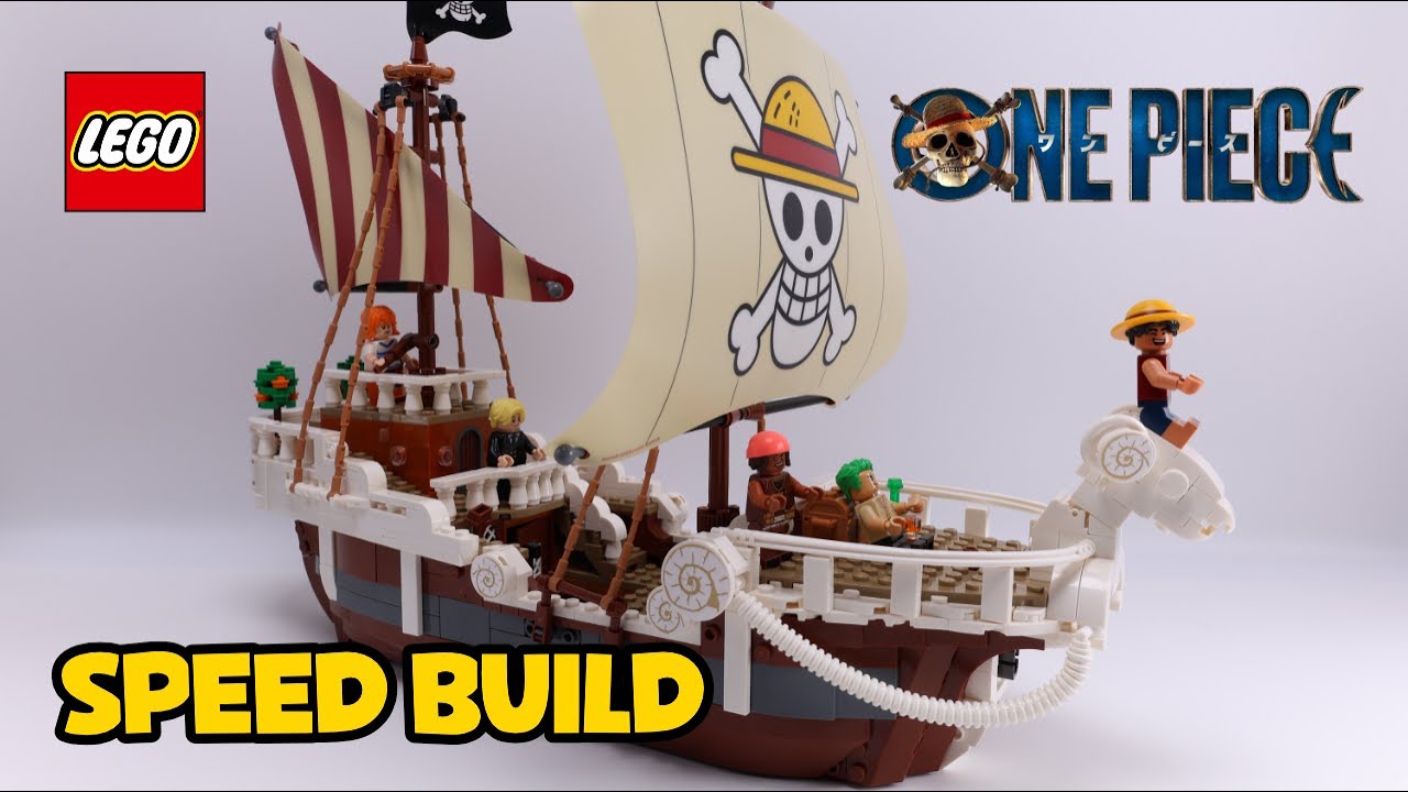 Lego One Piece - The Going Merry Pirate Ship - Speed Build - Set 75639 ...