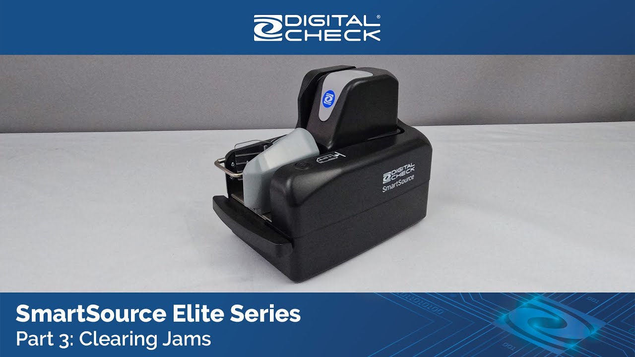 SmartSource Elite Series Scanners - Clearing Jams - YouTube