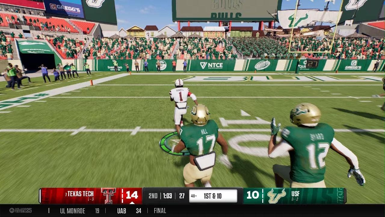 Radon Randell 60yd TD Run - YouTube