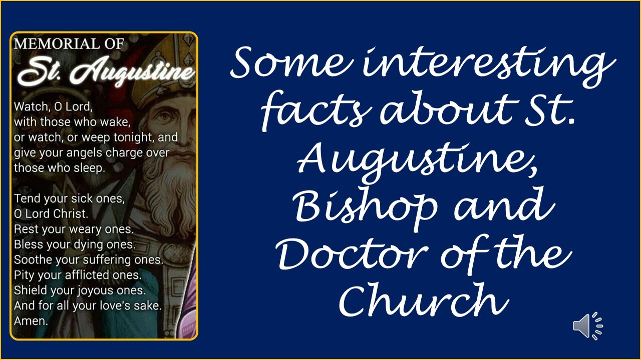 Saint Augustine - YouTube