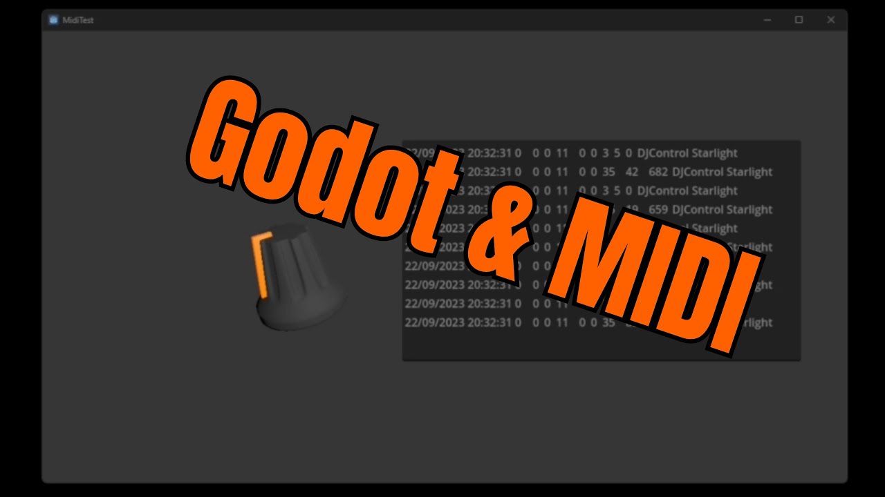 Godot and MIDI - Now with device ID - YouTube