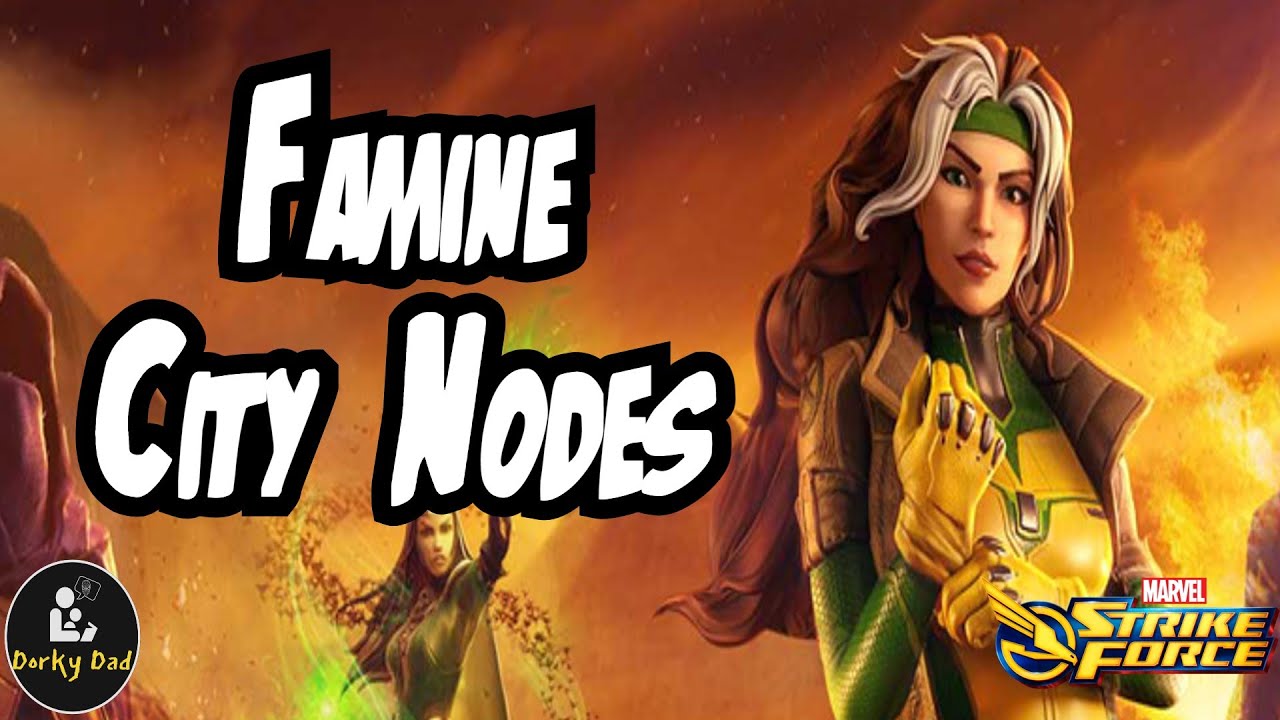Famine Node Guide - City Nodes - Marvel Strike Force - YouTube