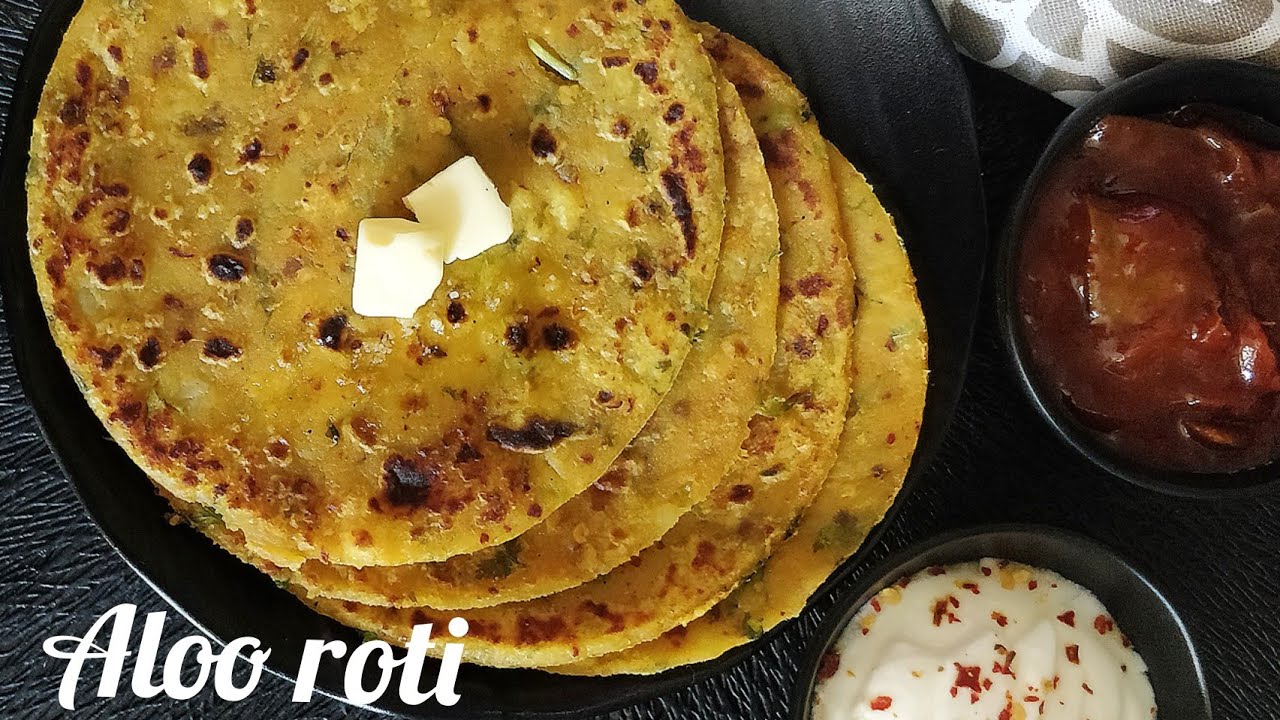 Aloo roti/ potato roti - YouTube