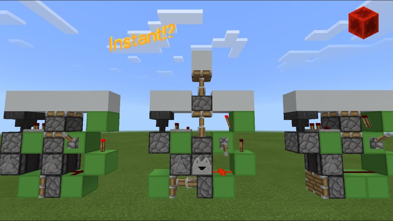 Instant Double Piston Extender!? New Concept! - BE 1.13.1 - YouTube