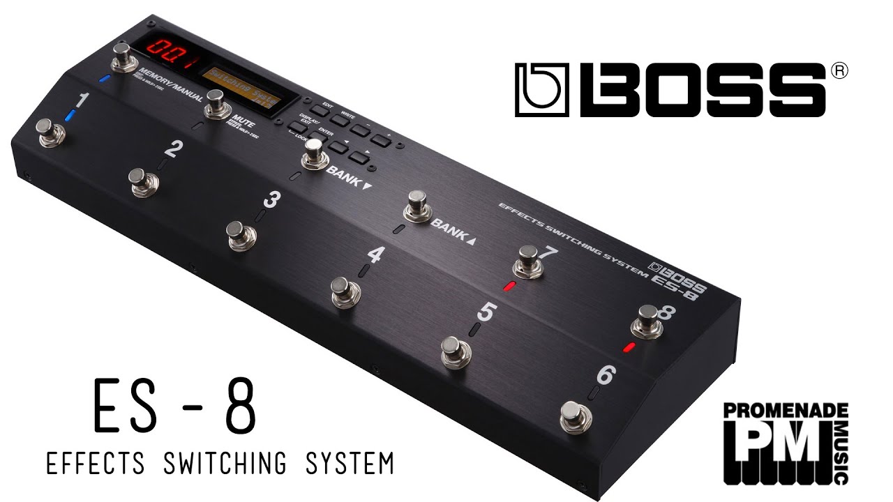 BOSS ES 8 Effects Switching System - YouTube