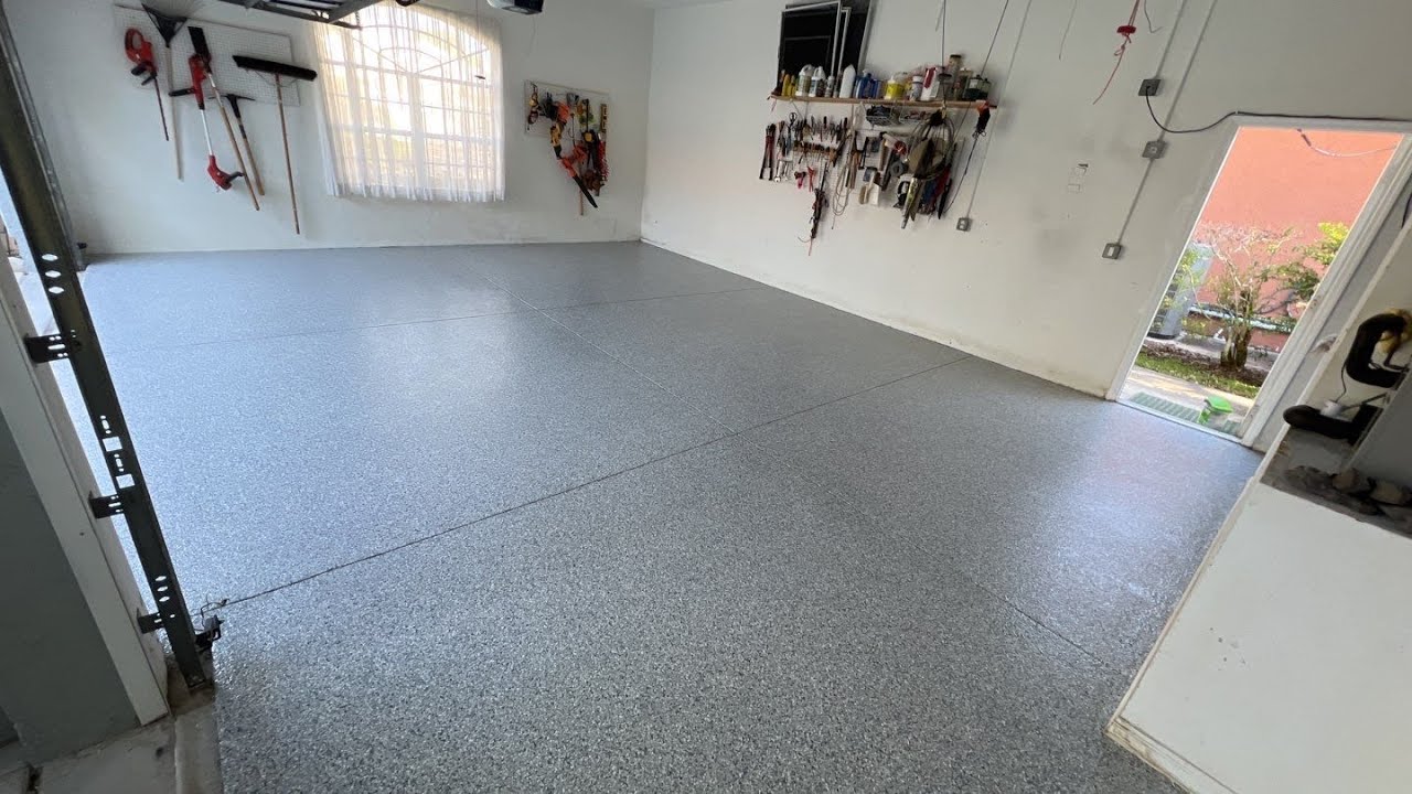 Tidal Wave - 24 Hour Floor Concrete floor coating - YouTube