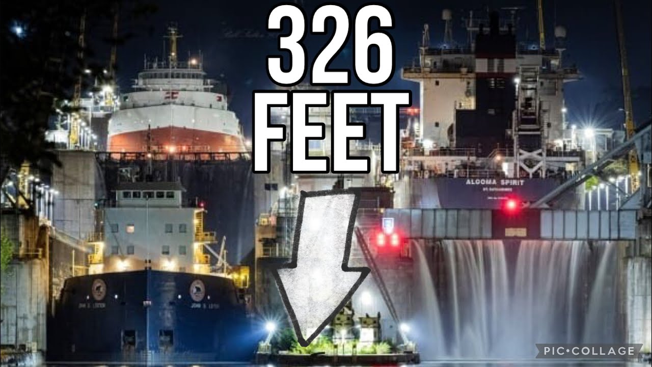 The Canal That Drops Ships 326 Feet - YouTube