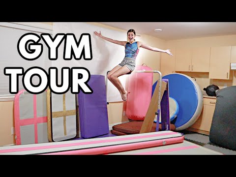 HOME GYM Tour | DREAM Gymnastics Gym | Bethany G