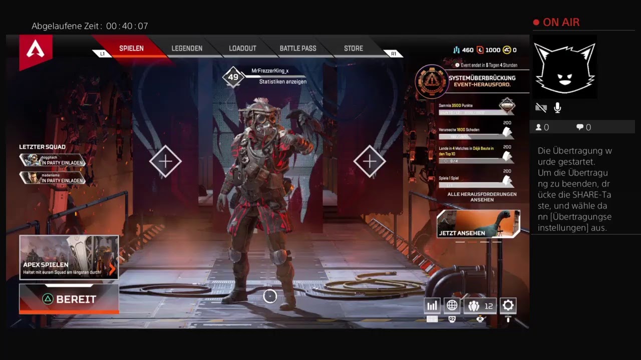 Apex ps4 gameplay german live - YouTube