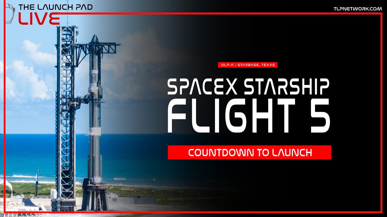 REPLAY! SpaceX Starship Flight 5 Countdown - YouTube